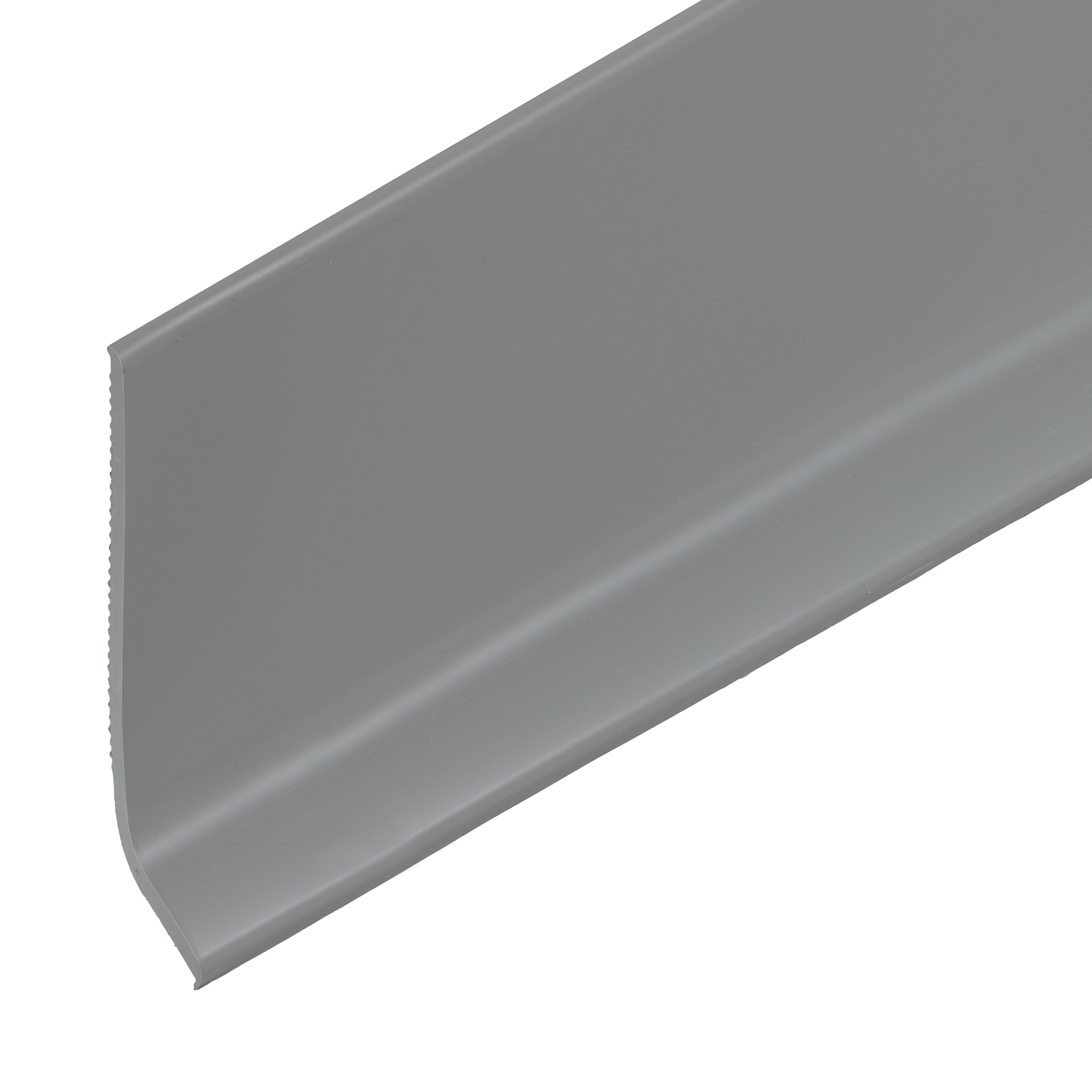 Plinthe à patte PVC avec colle thermofusible 60/12 mm | 71210601200