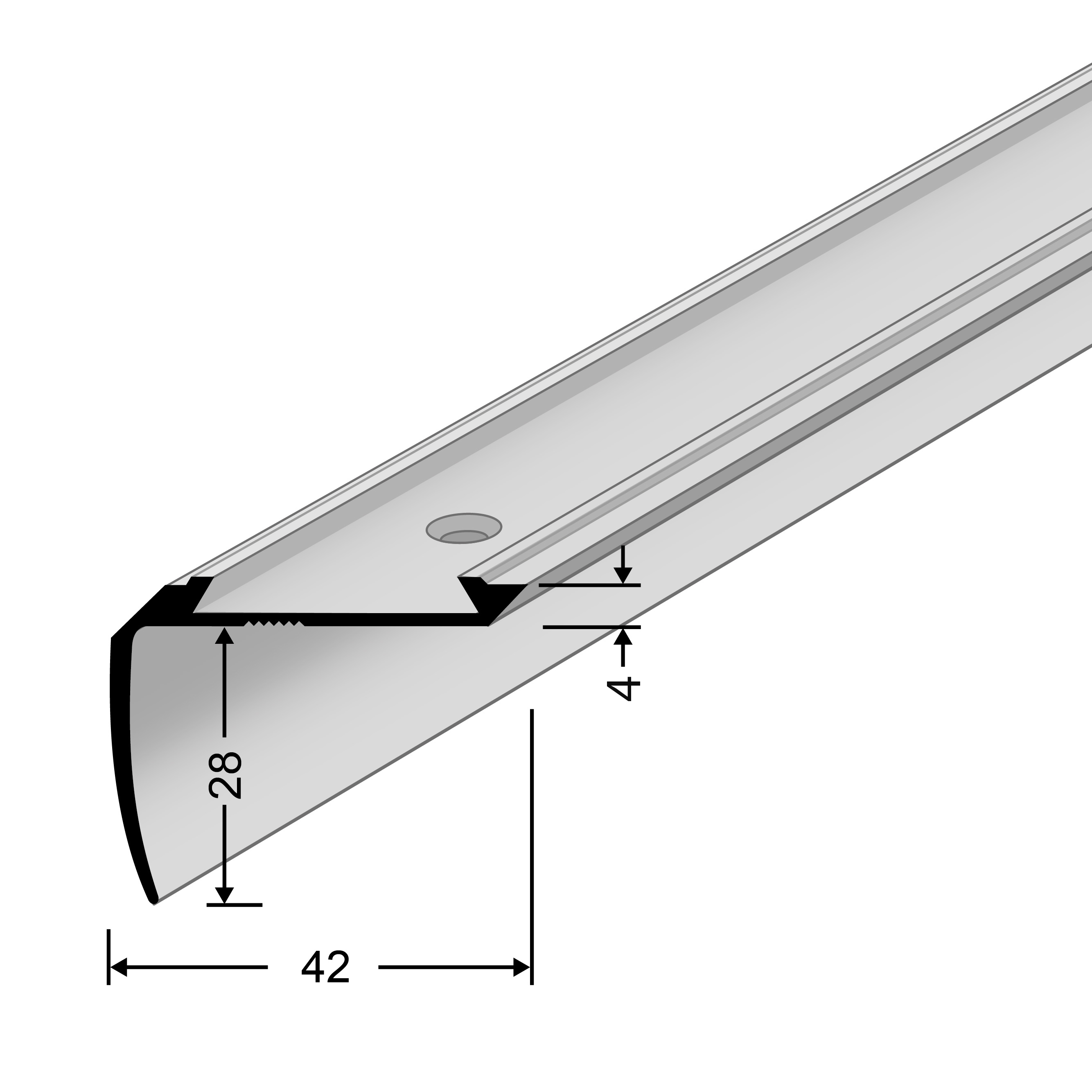 TS für weiche PVC-Gleitschutzeinlage | 66911311325